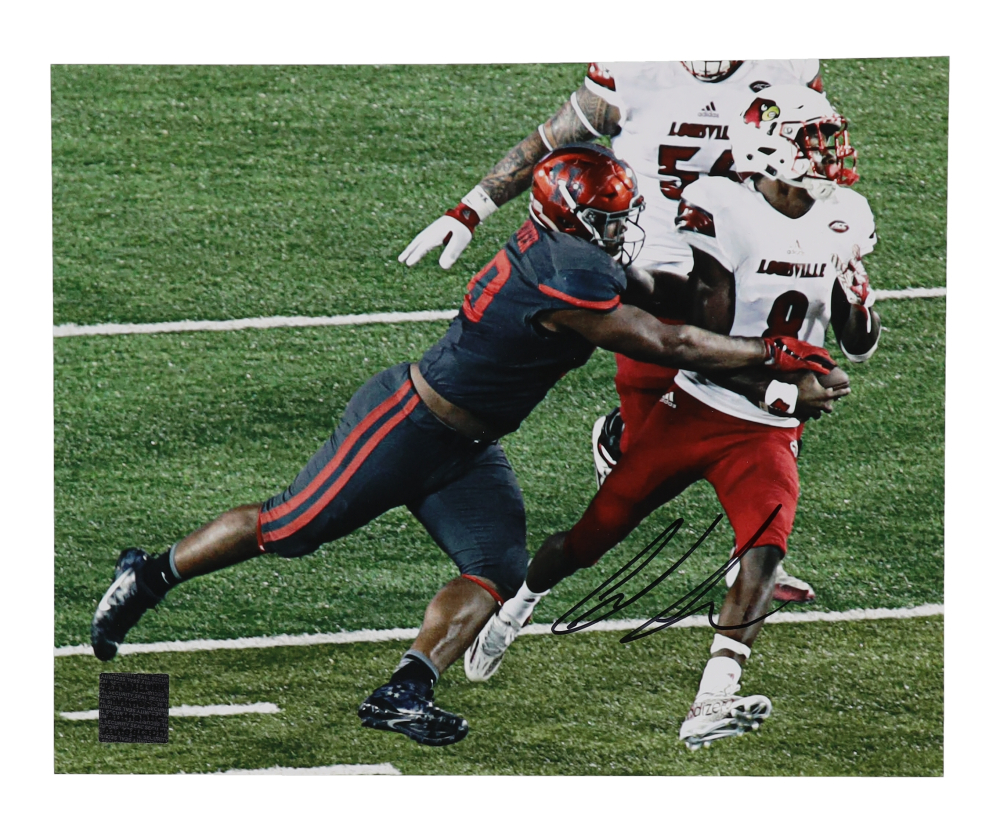 Ed Oliver Signed Houston Cougars 8x10 Photo (Playball Ink) | Pristine ...