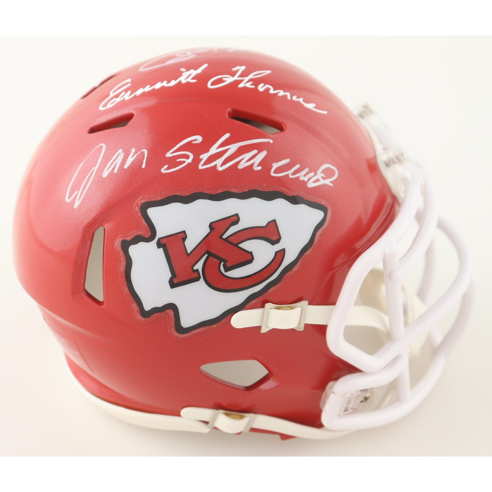 Willie Roaf, Jan Stenerud, Emmitt Thomas & Will Shields Signed Chiefs ...