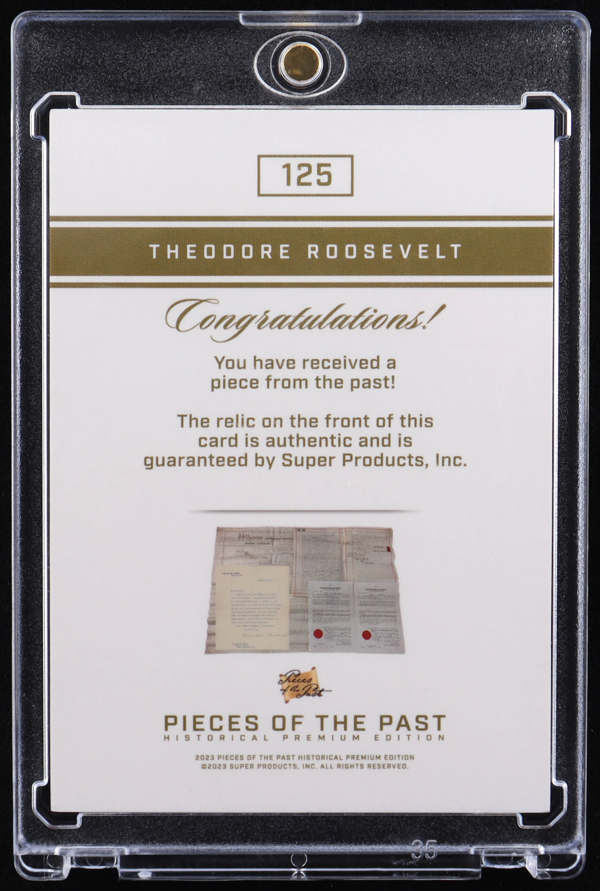 Theodore Roosevelt 2023 Pieces of the Past Historical Premium Edition ...