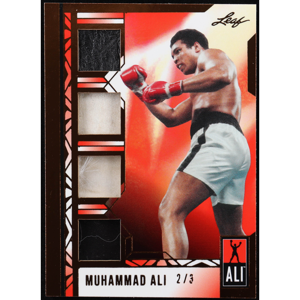 Muhammad Ali 2024 Leaf The Muhammad Ali Legacy Collection Quad ...