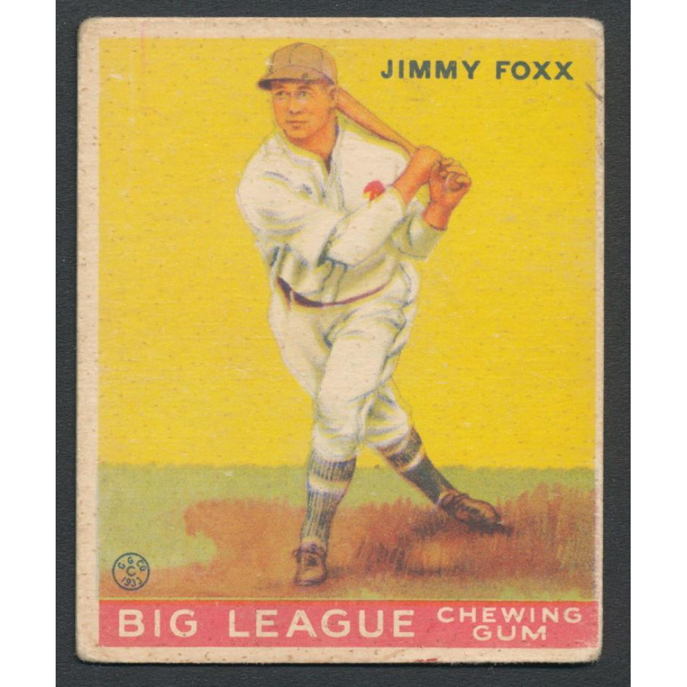 Jimmy Foxx 1933 Goudey #154 | Pristine Auction