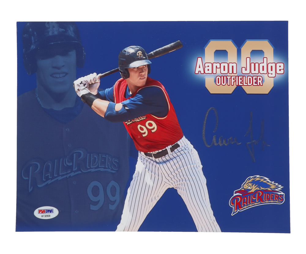Aaron Judge Signed MiLB 8x10 Photo (PSA) | Pristine Auction