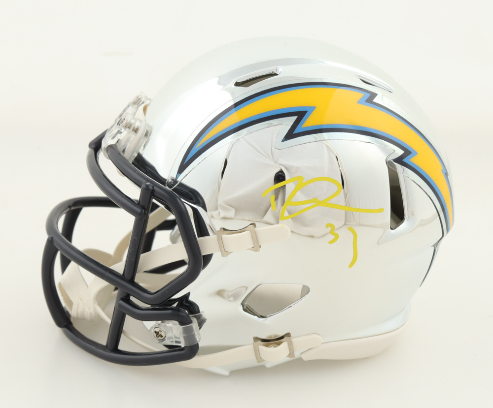 Derwin James Signed Chargers Chrome Speed Mini Helmet Inscribed "Rookie ...