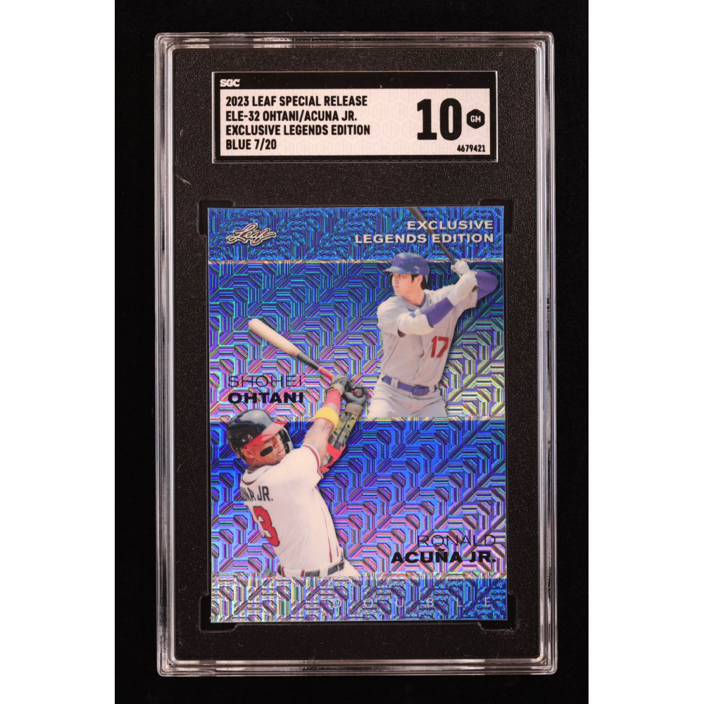 Shohei Ohtani / Ronald Acuna Jr. 2023 Leaf Special Release Exclusive ...