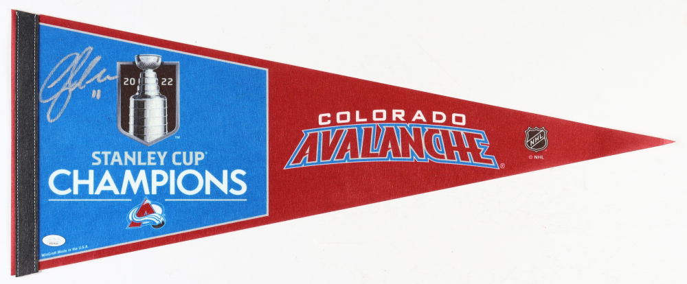 Andrew Cogliano Signed Avalanche Flag (JSA) | Pristine Auction