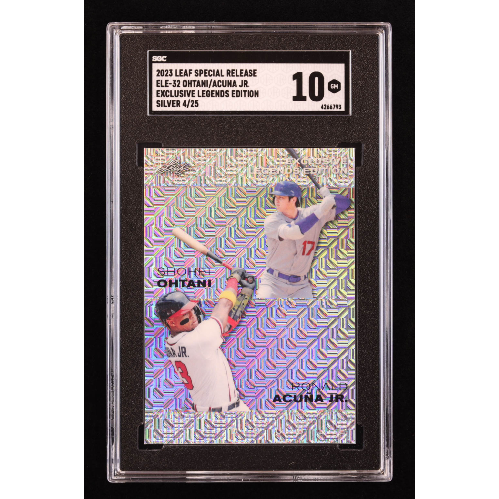 Shohei Ohtani / Ronald Acuna Jr. 2023 Leaf Special Release Exclusive ...