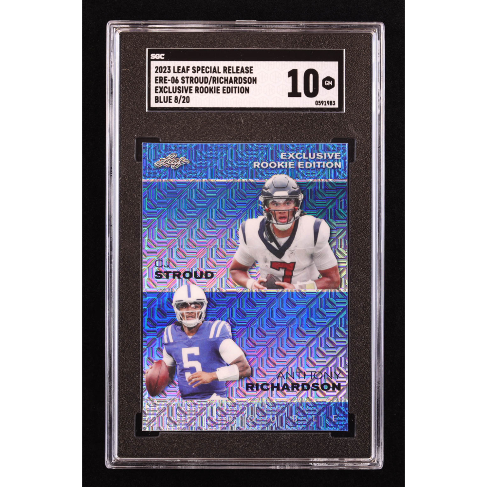 CJ Stroud / Anthony Richardson 2023 Leaf Special Release Exclusive ...