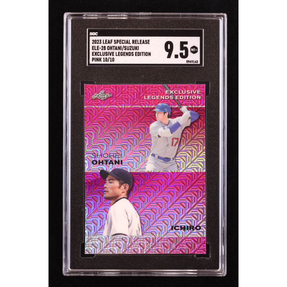 Shohei Ohtani / Ichiro Suzuki 2023 Leaf Special Release Exclusive ...