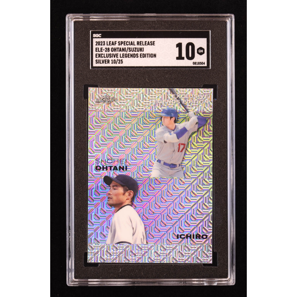 Shohei Ohtani / Ichiro Suzuki 2023 Leaf Special Release Exclusive ...