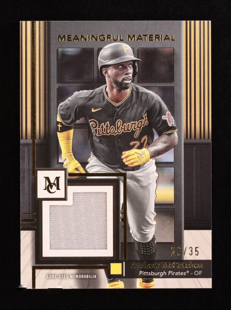 Andrew McCutchen 2024 Topps Museum Collection Meaningful Material ...