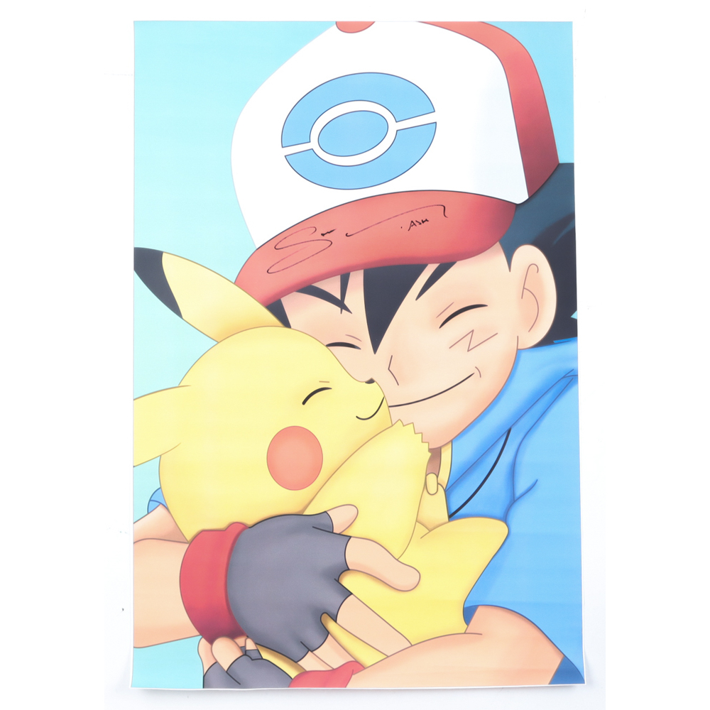 Sarah Natochenny Signed Pokemon The Movie: I Choose You 16x24 Canvas Photo Inscribed "Ash" (JSA ...