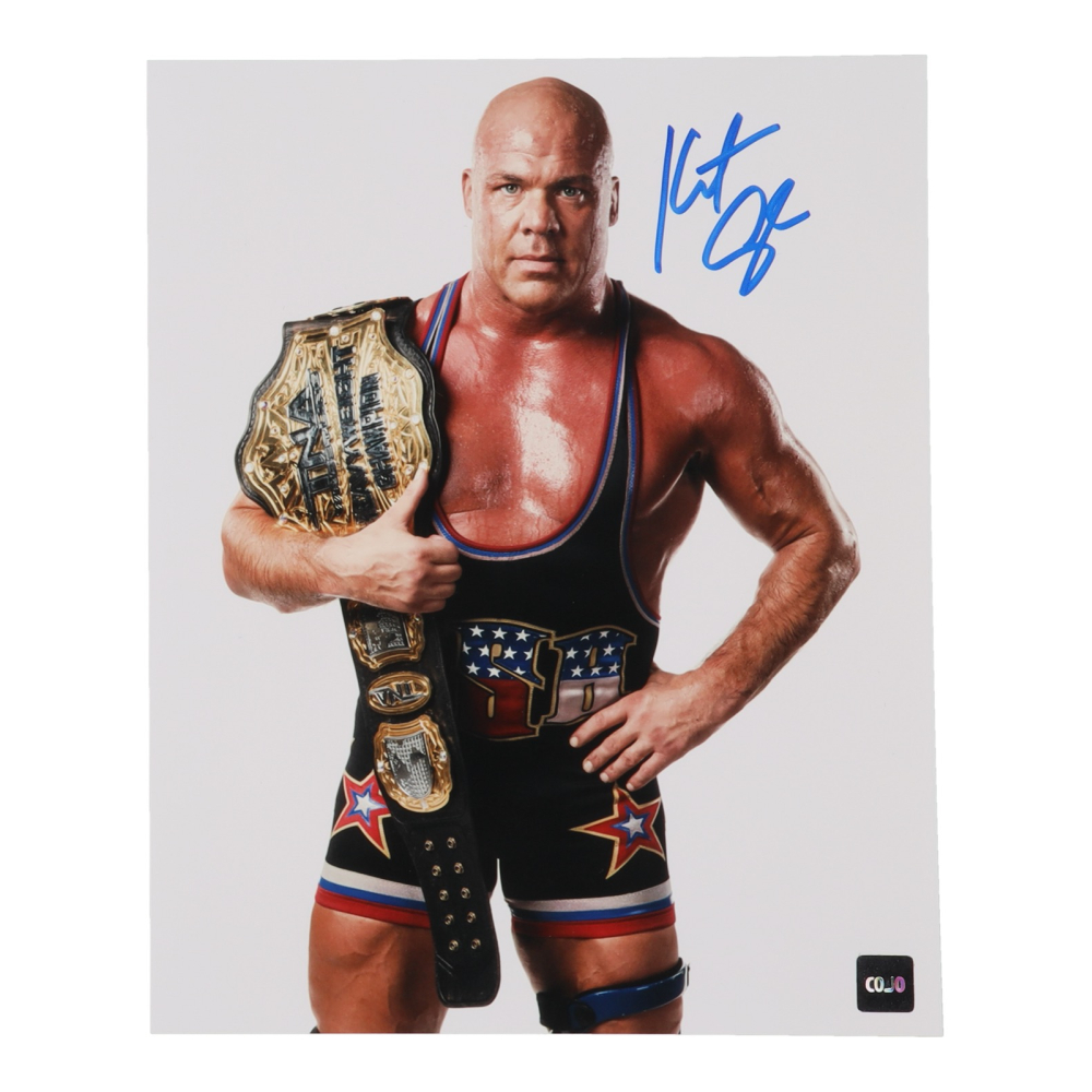 Kurt Angle Signed WWE 8x10 Photo (COJO) | Pristine Auction