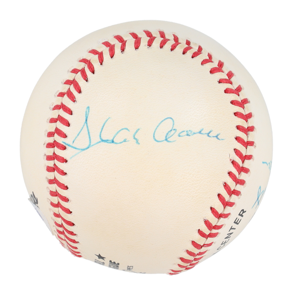 500 Home Run Club ONL Baseball Signed by (6) with Willie Mays, Hank ...