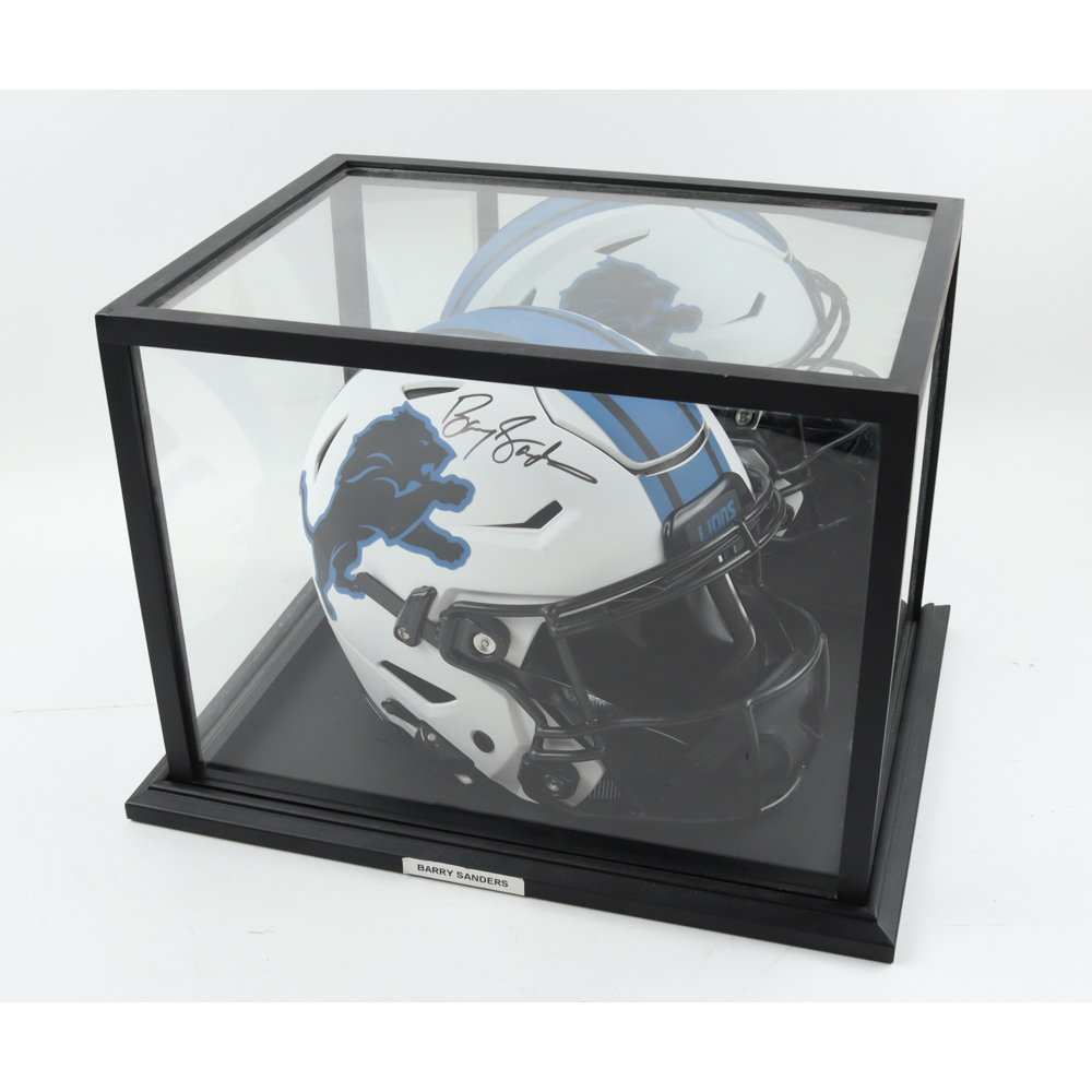 Barry Sanders Signed Lions Full-Size Authentic Lunar Eclipse Alternate ...