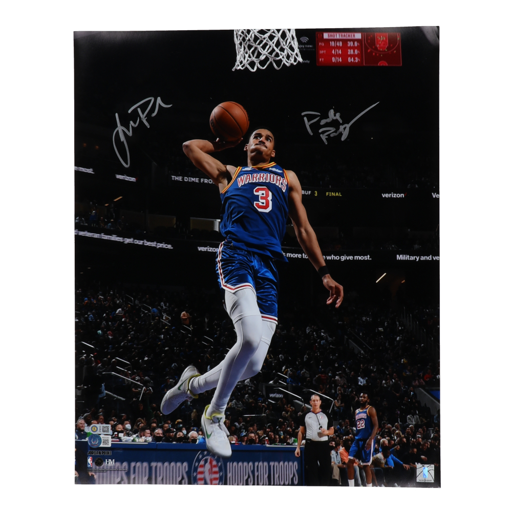 Jordan Poole Signed Warriors 16x20 Photo Inscribed "Poole Party" (Poole ...