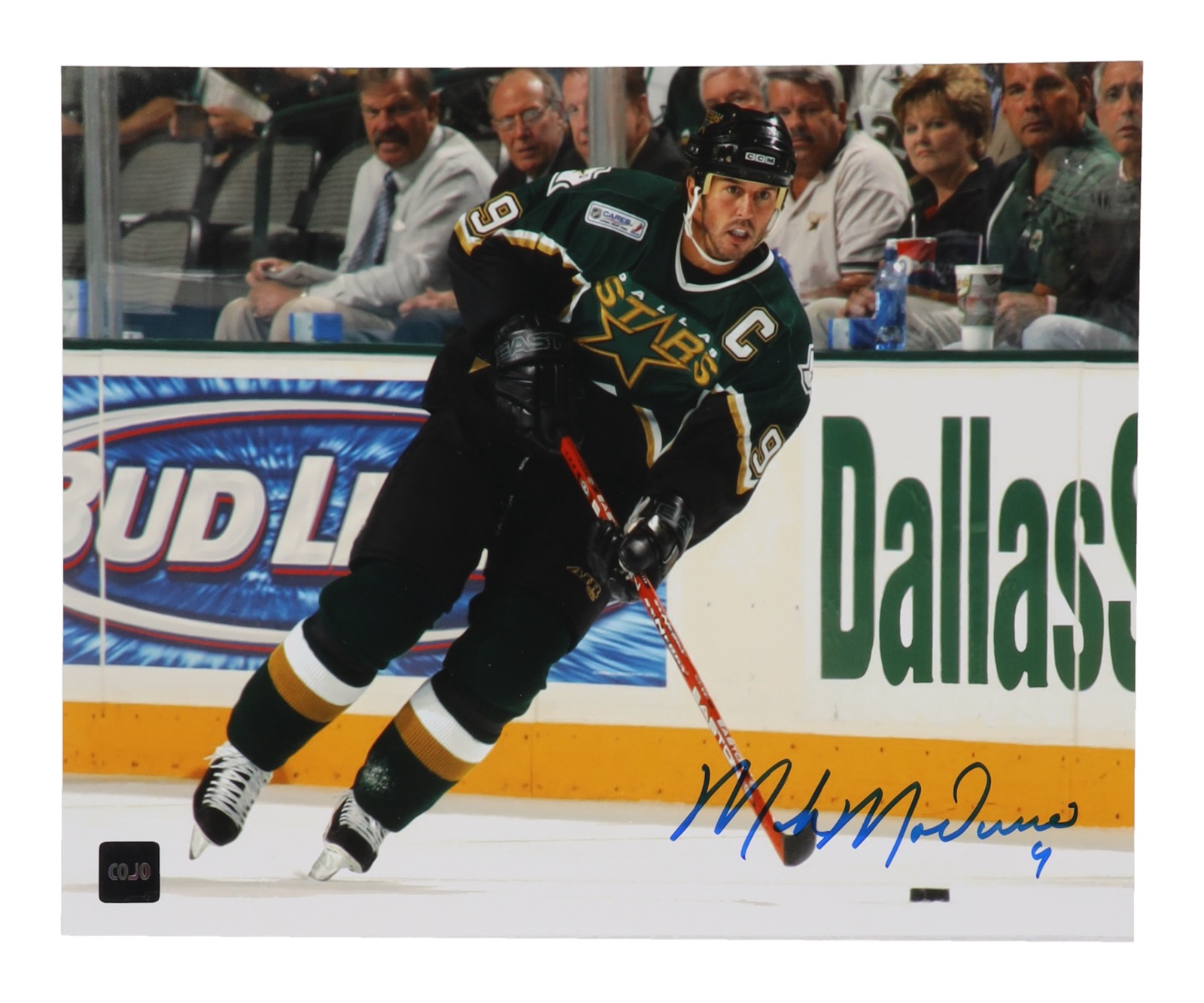 Mike Modano Signed Stars 8x10 Photo (COJO) | Pristine Auction
