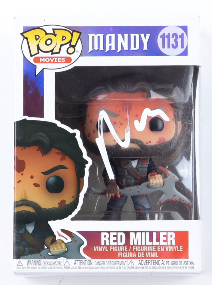 Nicolas Cage Signed "Mandy" #1131 Red Miller Funko Pop! Vinyl Figure ...