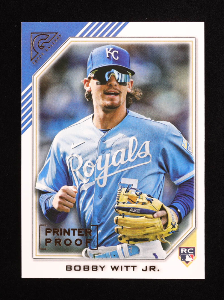 Bobby Witt Jr. 2022 Topps Gallery Printer Proofs #200 RC | Pristine Auction