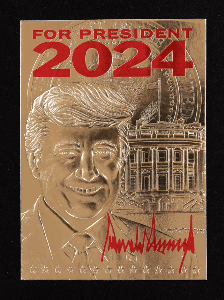 Donald Trump 2021 Merrick Mint For President 2024 Red Signature Series ...