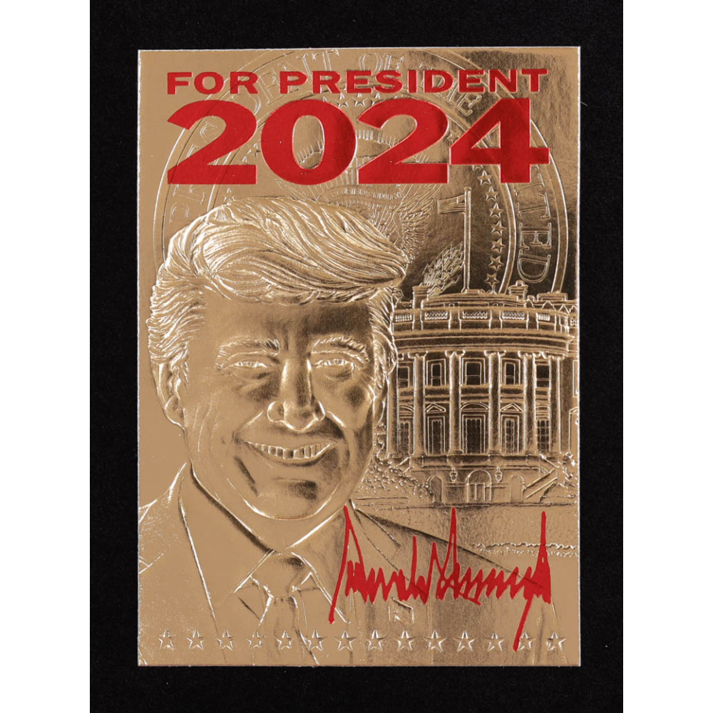 Donald Trump 2021 Merrick Mint For President 2024 Red Signature Series ...
