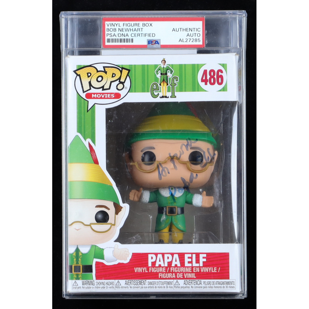 Bob Newhart Signed "Elf" #486 Papa Elf Funko Pop! Vinyl Figure ...