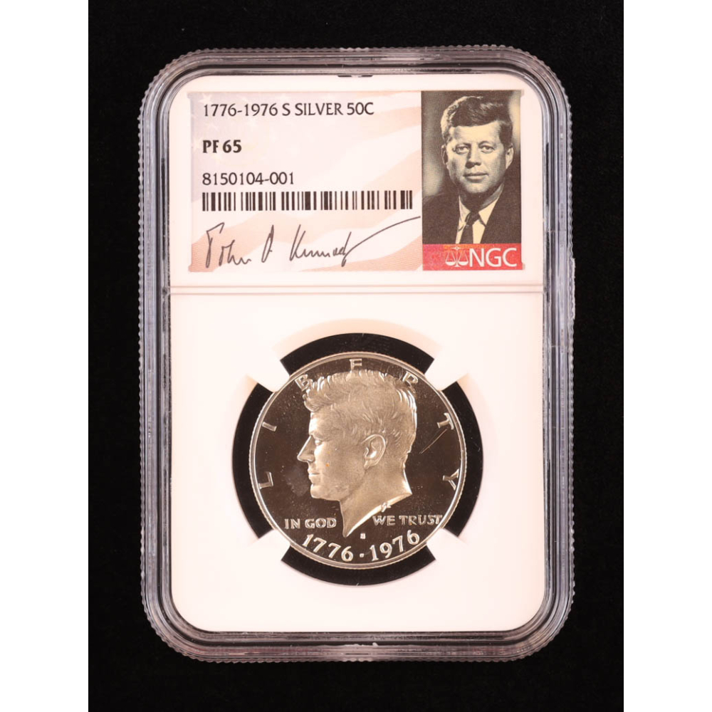 1776-1976 S Kennedy Bicentennial Silver Half Dollar Proof (NGC PF65 ...