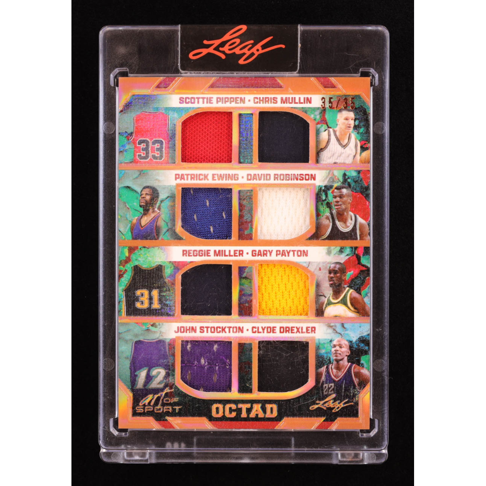 2023 Leaf Art of Sport Octad Memorabilia #O15 Scottie Pippen / Chris ...