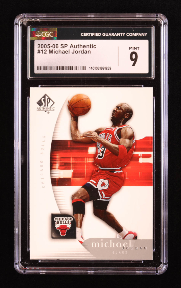 Michael Jordan 2005-06 SP Authentic #12 (CGC 9) | Pristine Auction