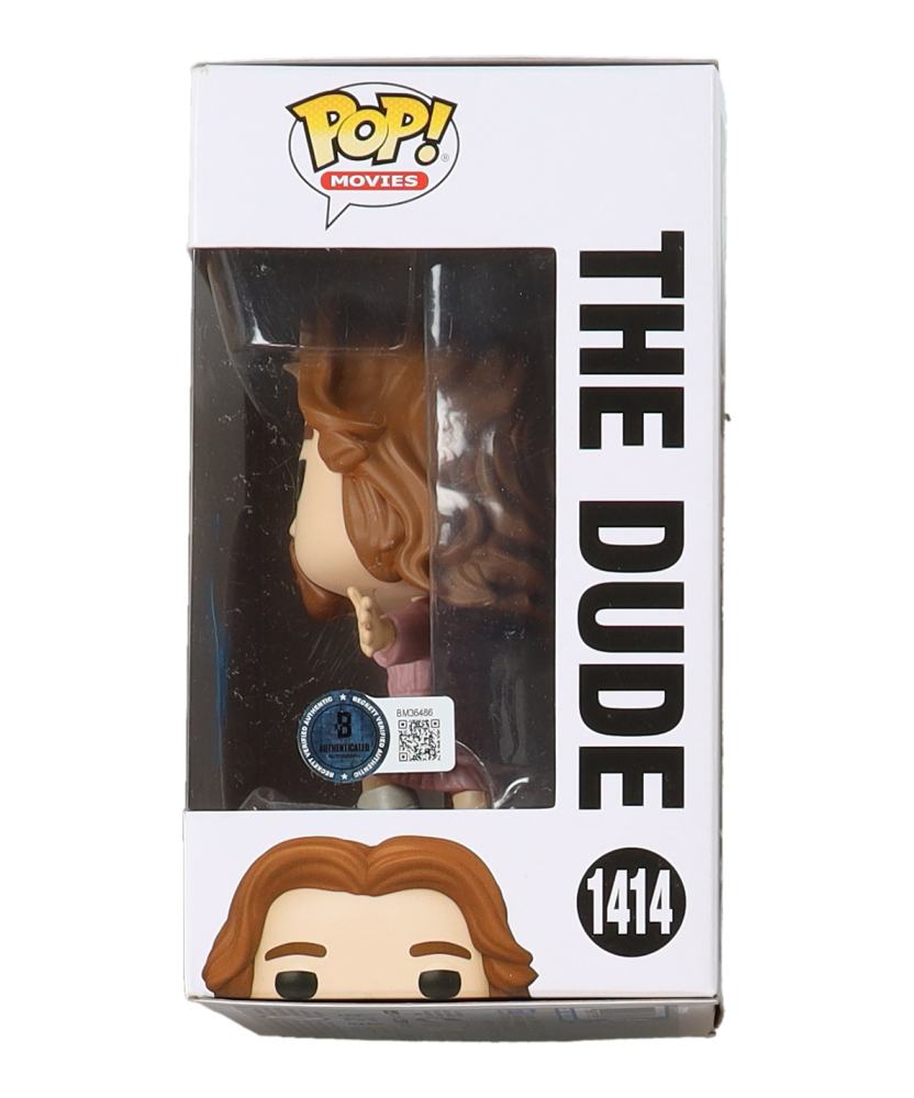 Jeff Bridges Signed "The Big Lebowski" #1414 The Dude Funko Pop! Vinyl ...