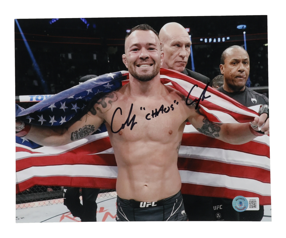 Colby "Chaos" Covington Signed UFC 8x10 Photo (Beckett) | Pristine Auction