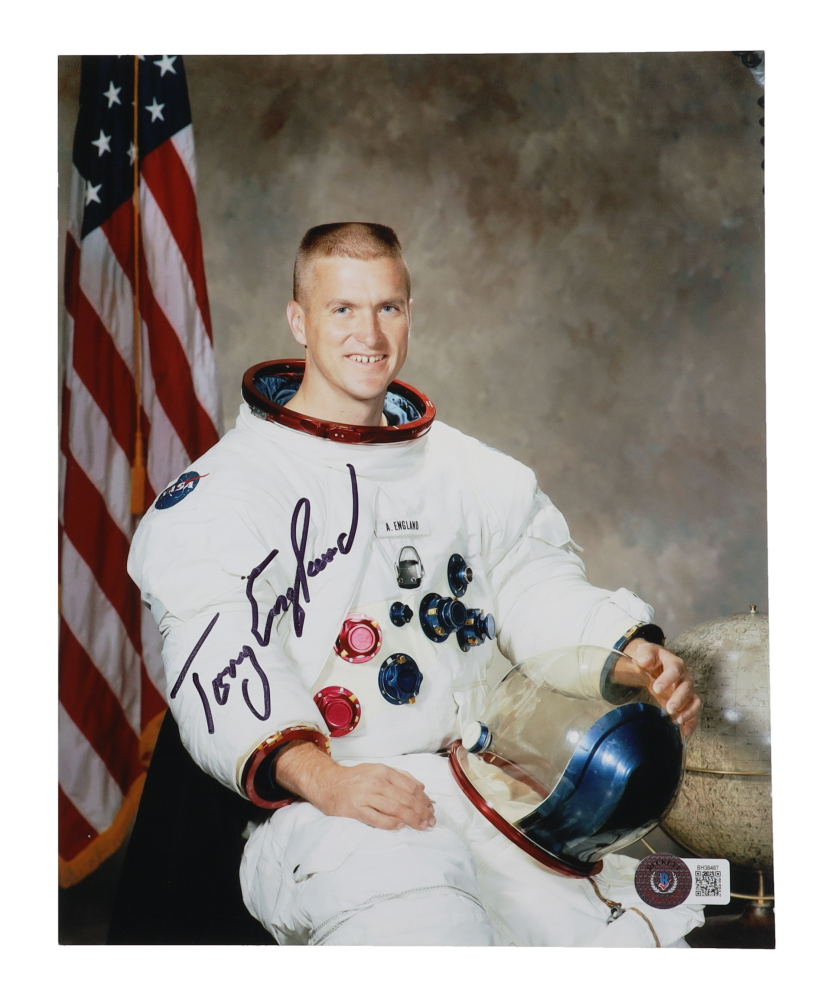 Anthony W. England Signed NASA 8x10 Photo (Beckett) | Pristine Auction
