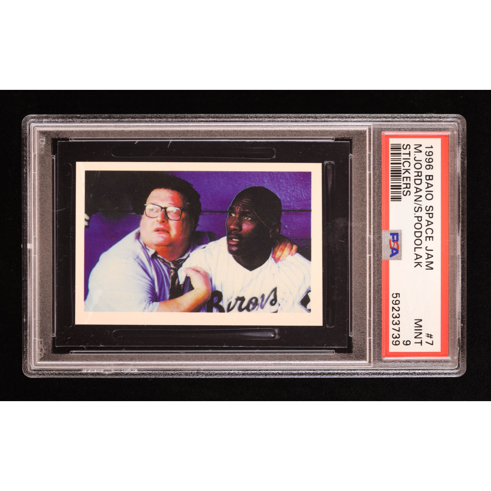 Michael Jordan / Stan Podolak 1996 Panini Space Jam Album Stickers #7 ...