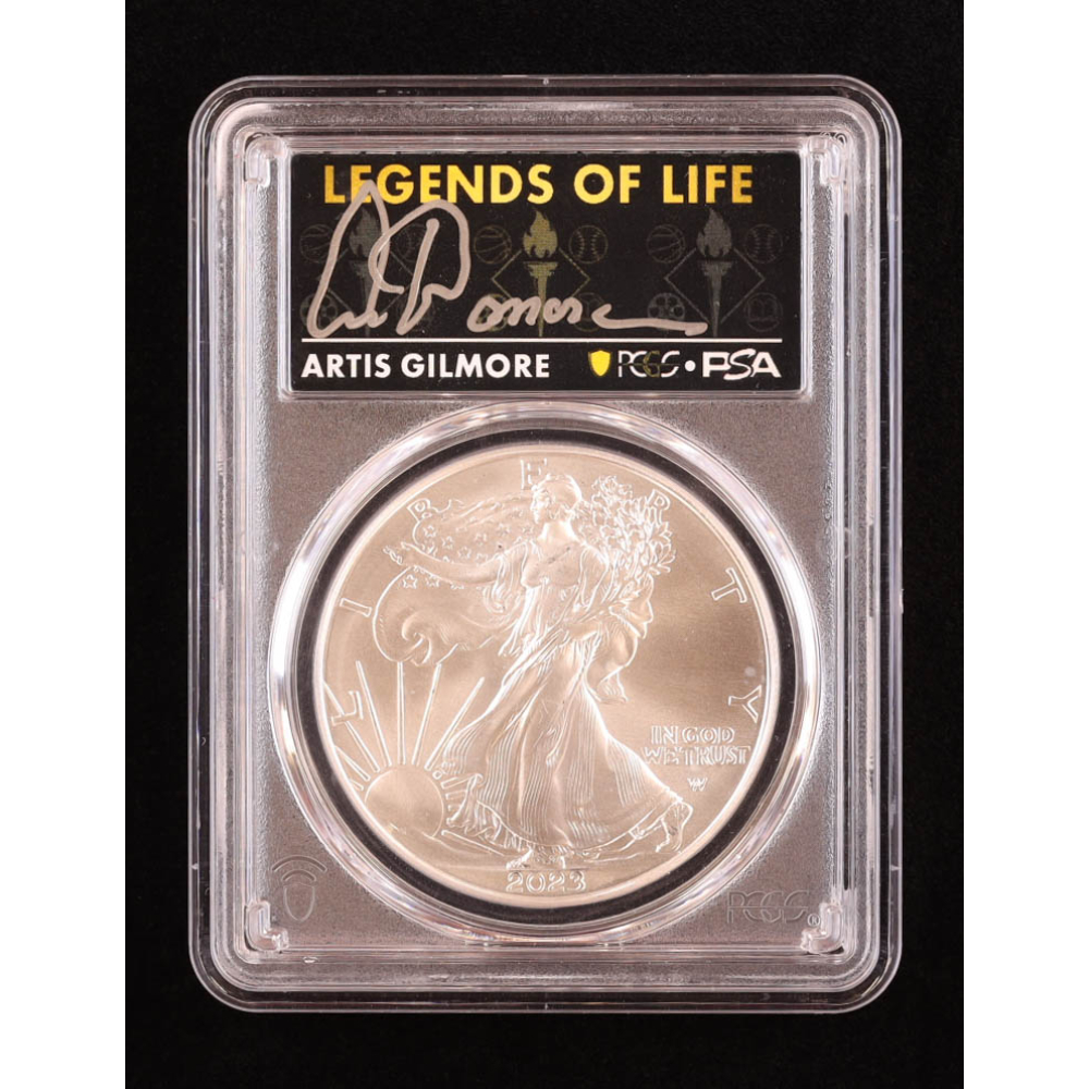 2023 American Silver Eagle First First Strike - Legends of Life - Artis ...