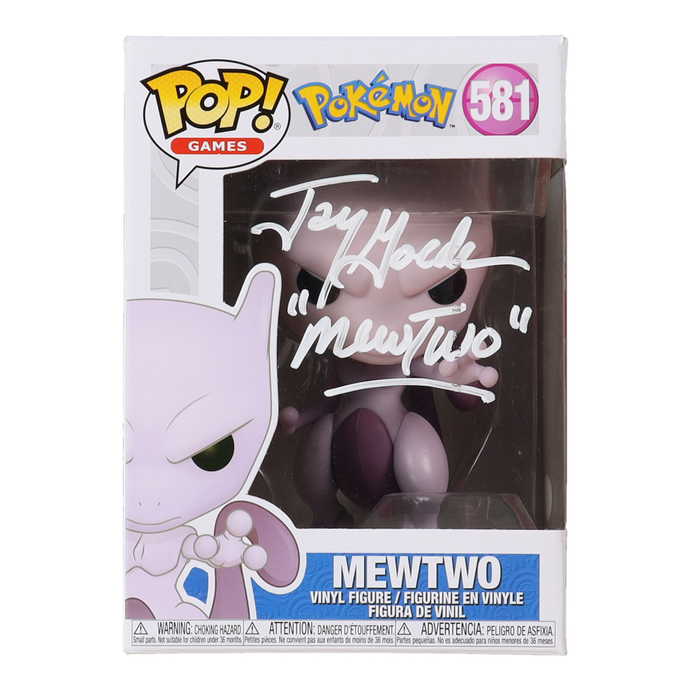 Jay Goede Signed "Pokemon" #581 Mewtwo Funko Pop! Vinyl Figure ...
