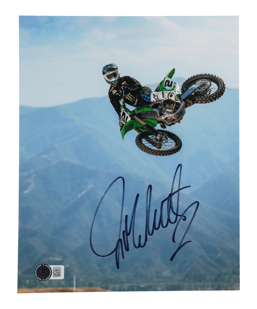Jeremy McGrath Signed Motocross 8x10 Photo (Beckett) | Pristine Auction