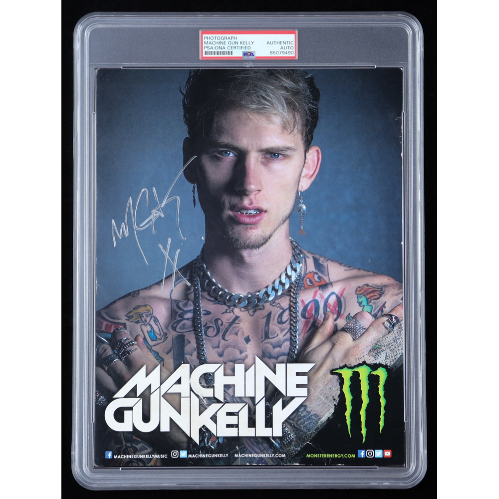 Machine Gun Kelly Signed 8.5x11 Photo Inscribed "XX" (PSA) | Pristine ...