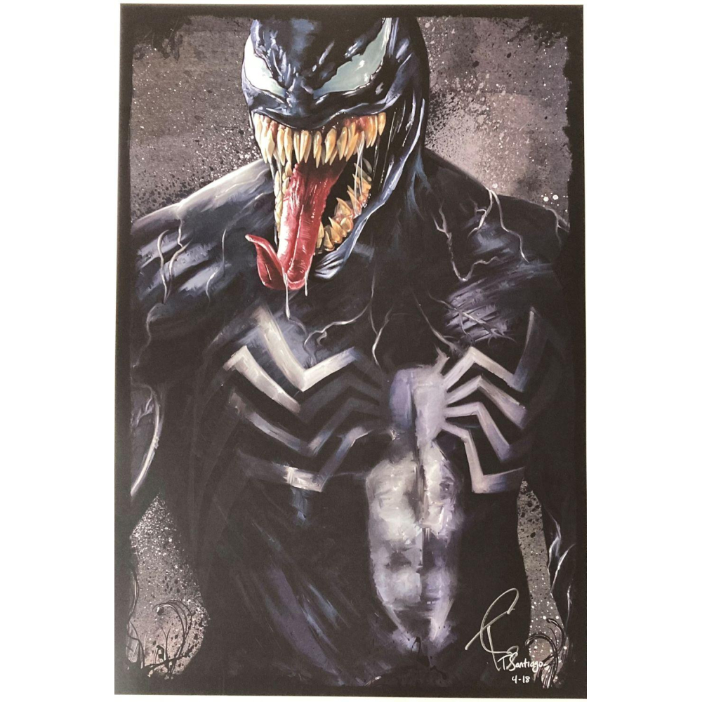 "Venom" 13x19 Signed Lithograph by Tony Santiago (Sports Integrity ...