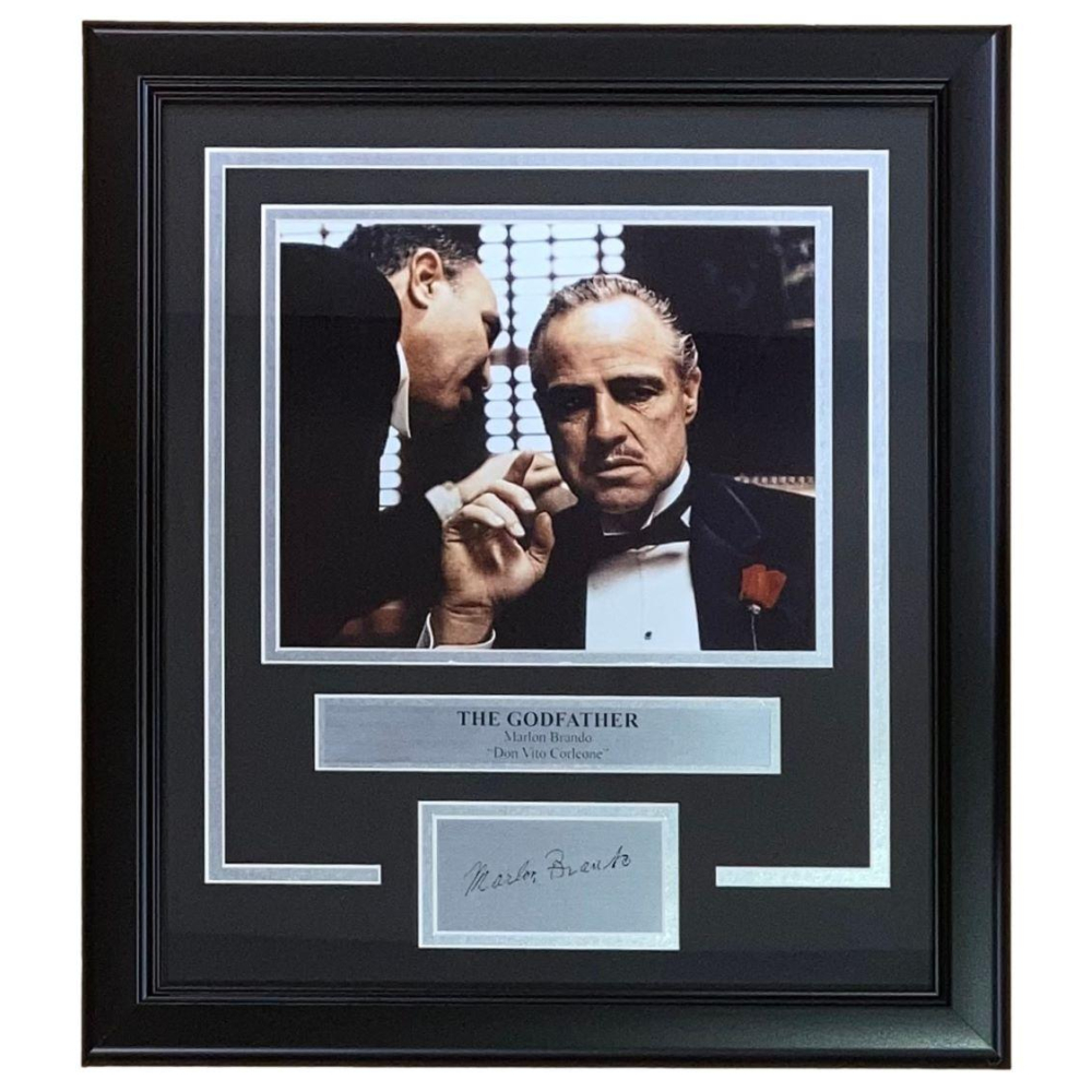 Marlon Brando "The Godfather" Custom Framed Photo Display | Pristine ...