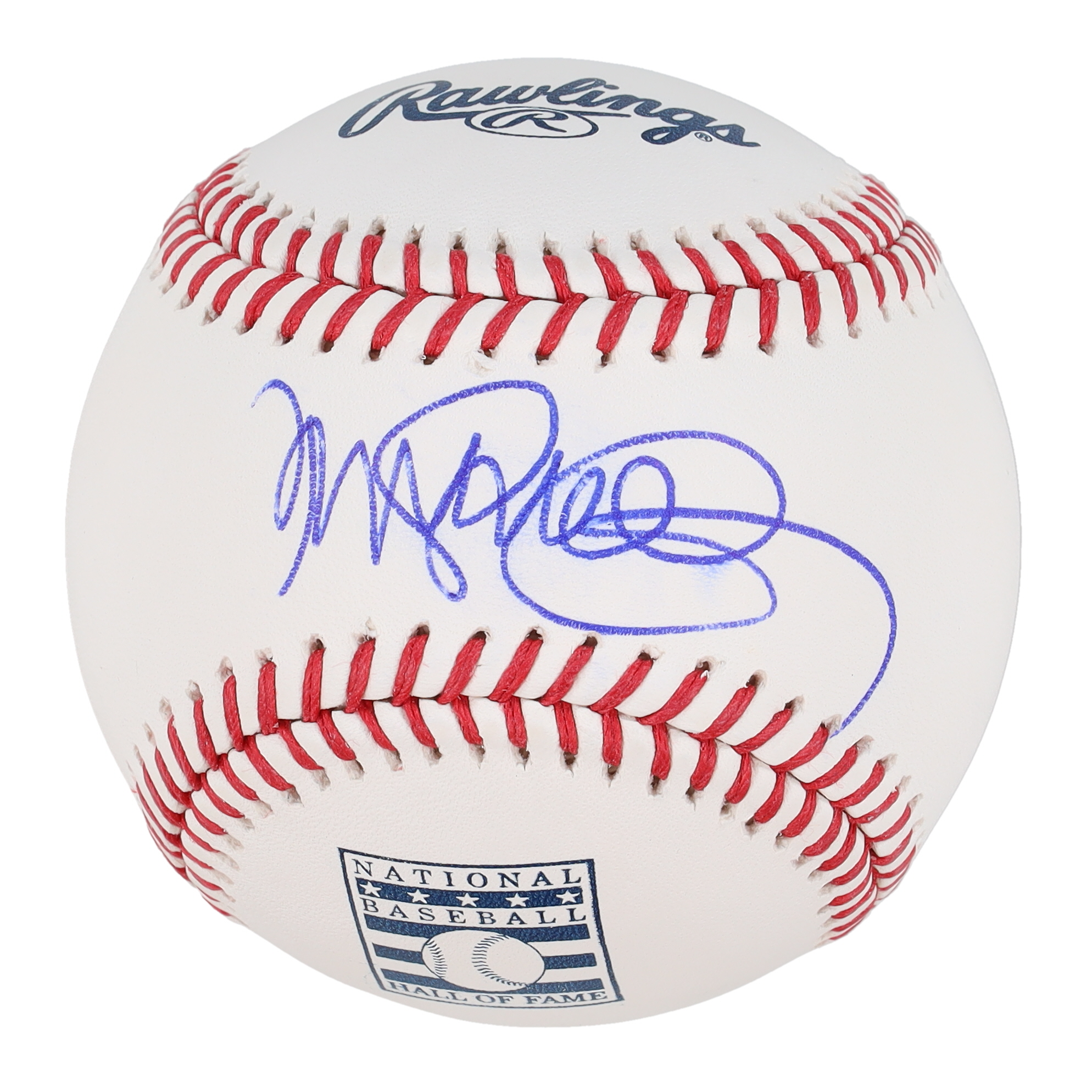 Ryne Sandberg Signed OML Hall Of Fame Logo Baseball (Beckett ...