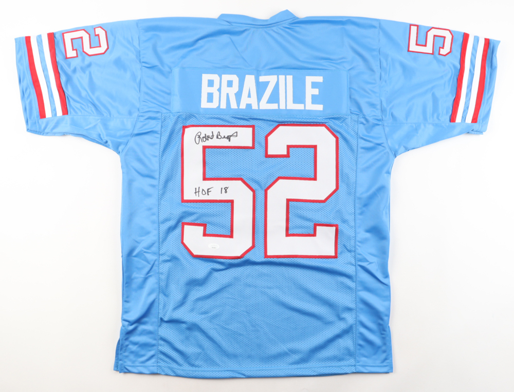 Robert Brazile Signed Jersey Inscribed "HOF 18" (JSA) | Pristine Auction