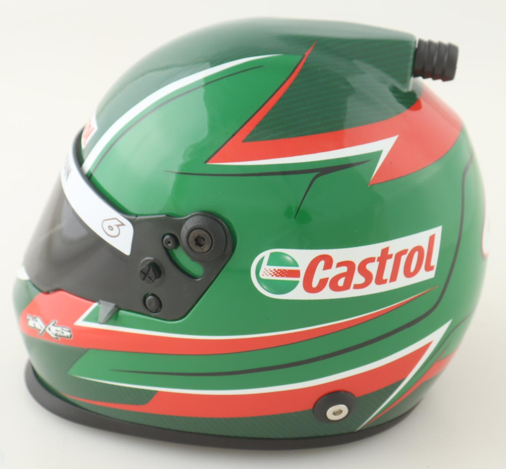 Ryan Newman NASCAR Castrol 1:2 Scale Mini-Helmet | Pristine Auction