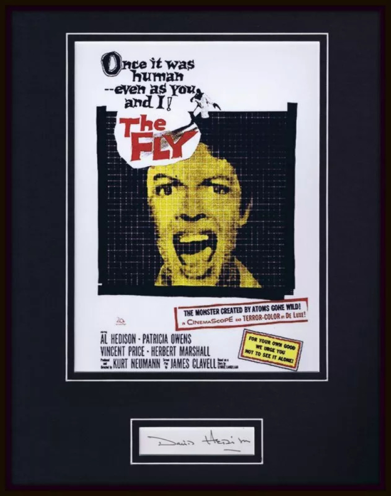 David Hedison Signed "The Fly" Custom Framed Cut Display (JSA ...