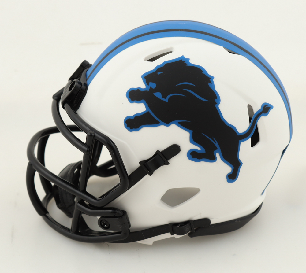 Amon-Ra St. Brown Signed Lions Lunar Eclipse Alternate Speed Mini ...