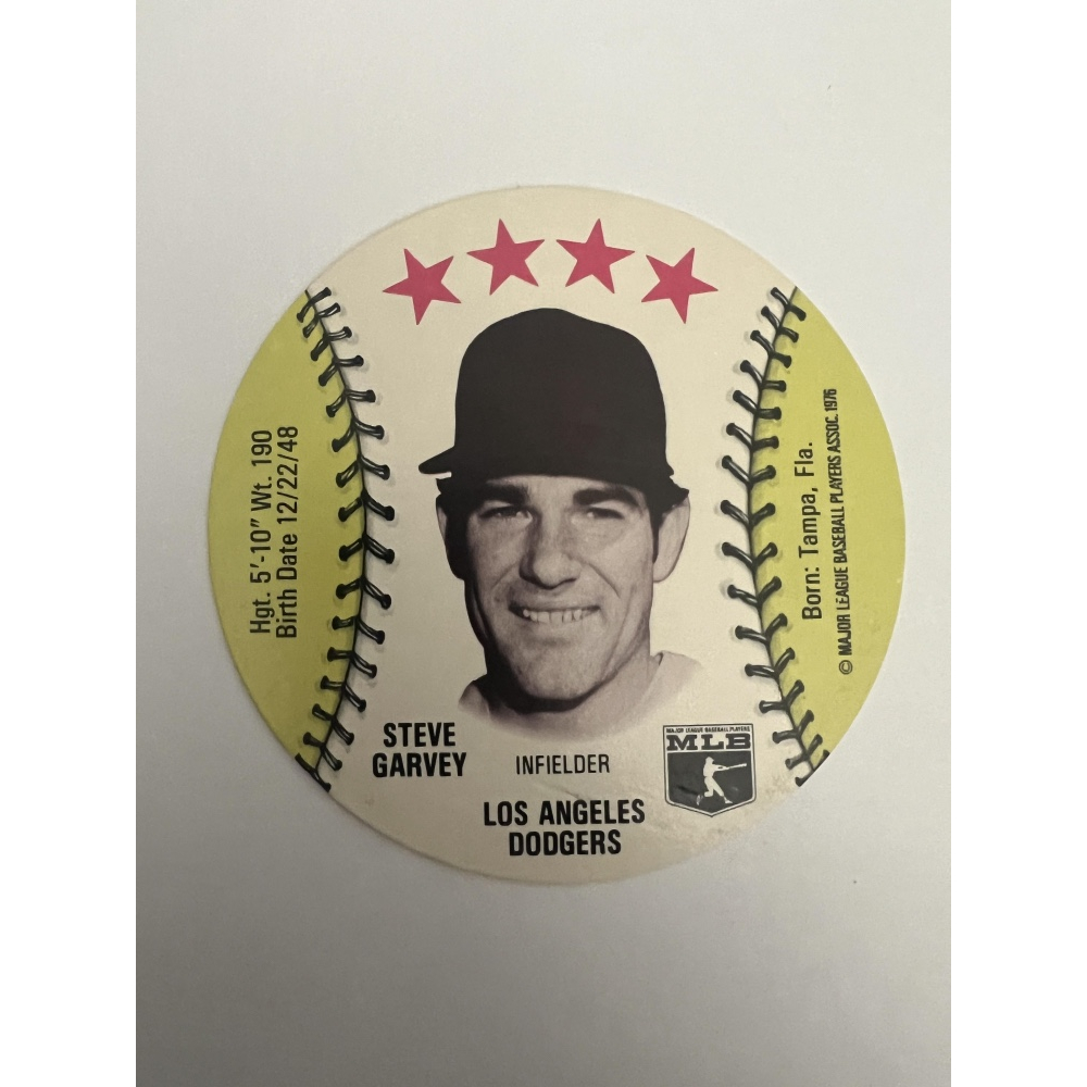 Steve Garvey Dodgers 1976 Disc Card | Pristine Auction