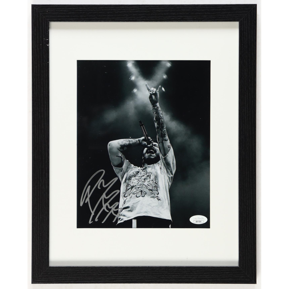 Post Malone Signed Custom Framed Photo Display (JSA) | Pristine Auction