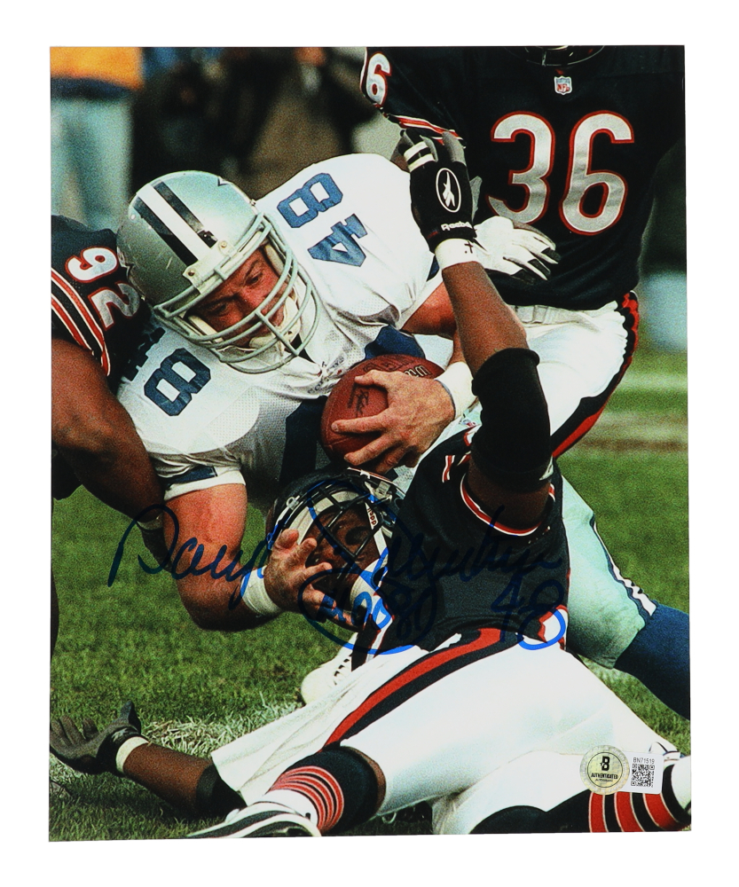 Daryl "Moose" Johnston Signed Cowboys 8x10 Photo (Beckett) | Pristine ...