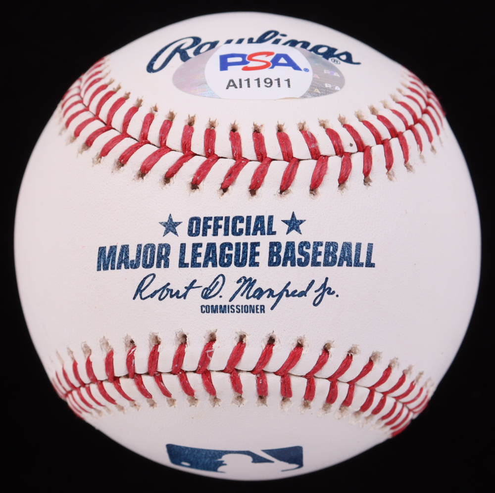 Justin Turner Signed OML Baseball (PSA) | Pristine Auction