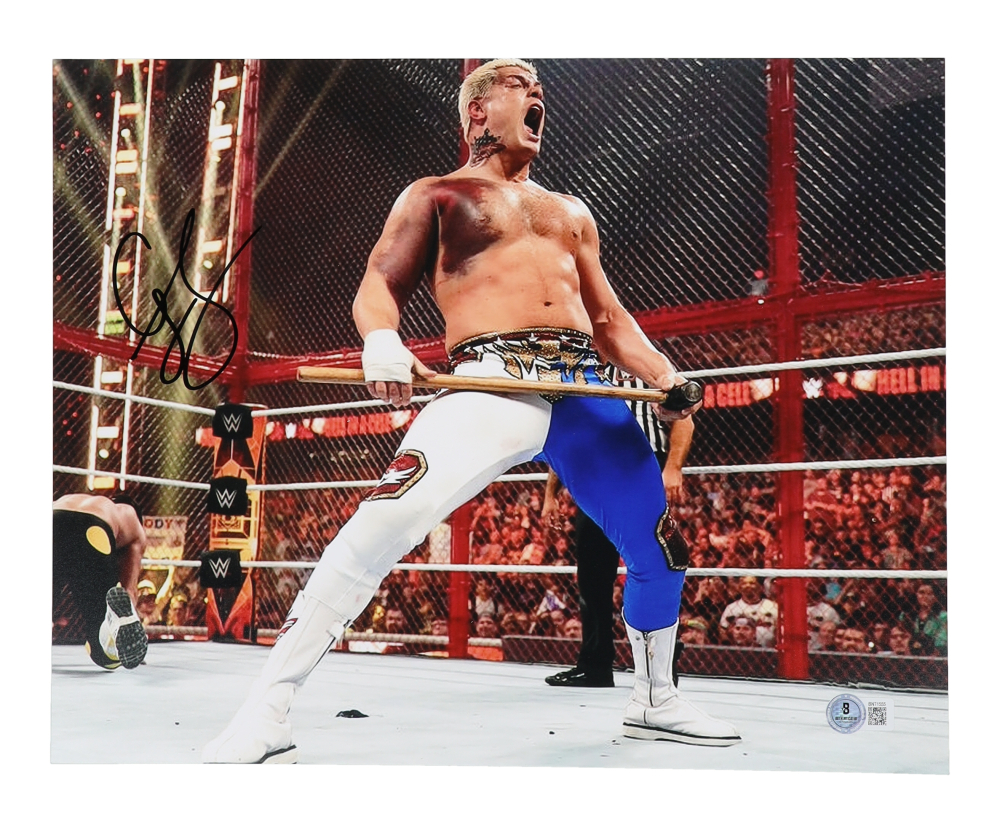 Cody Rhodes Signed WWE 11x14 Photo (Beckett) | Pristine Auction