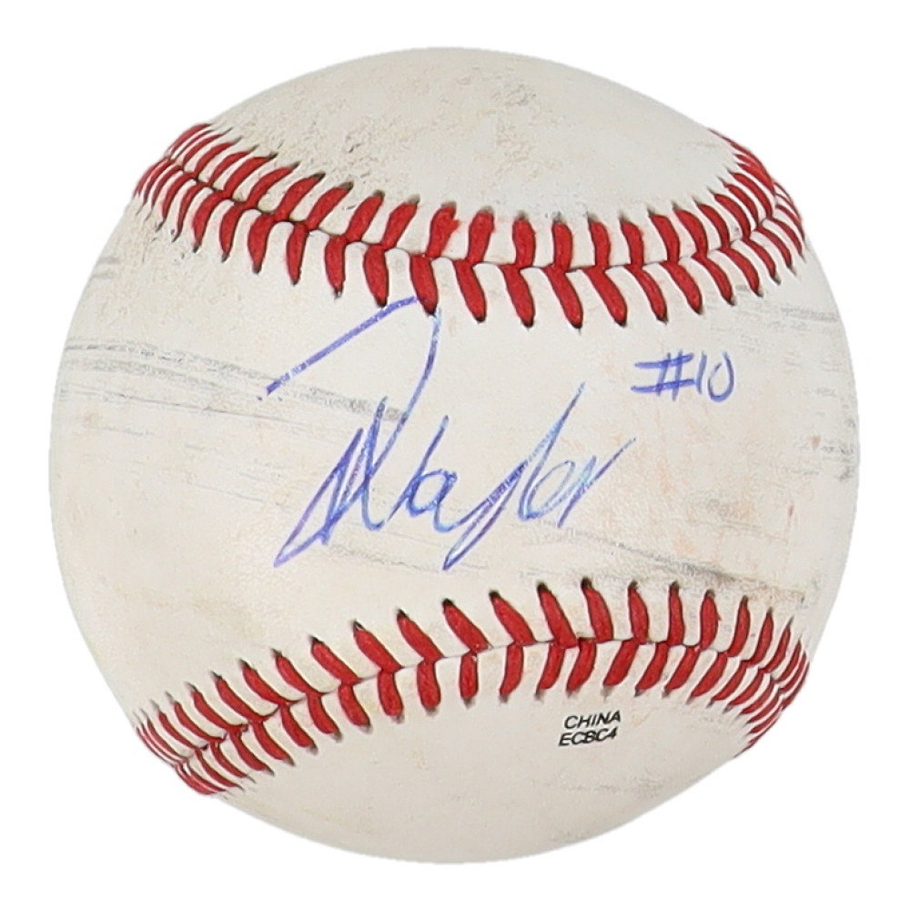 Josh Naylor Signed Perfect Game Logo Baseball (JSA) | Pristine Auction