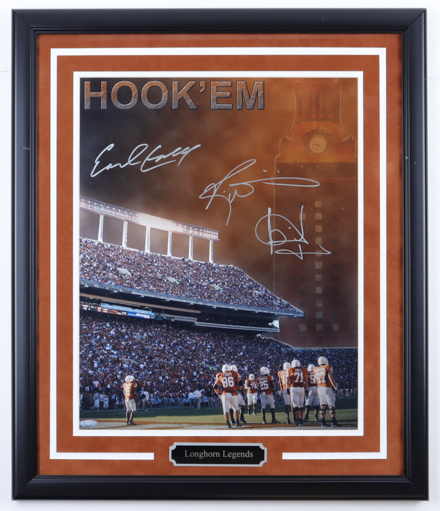 Earl Campbell, Vince Young & Ricky Williams Signed Texas Longhorns ...